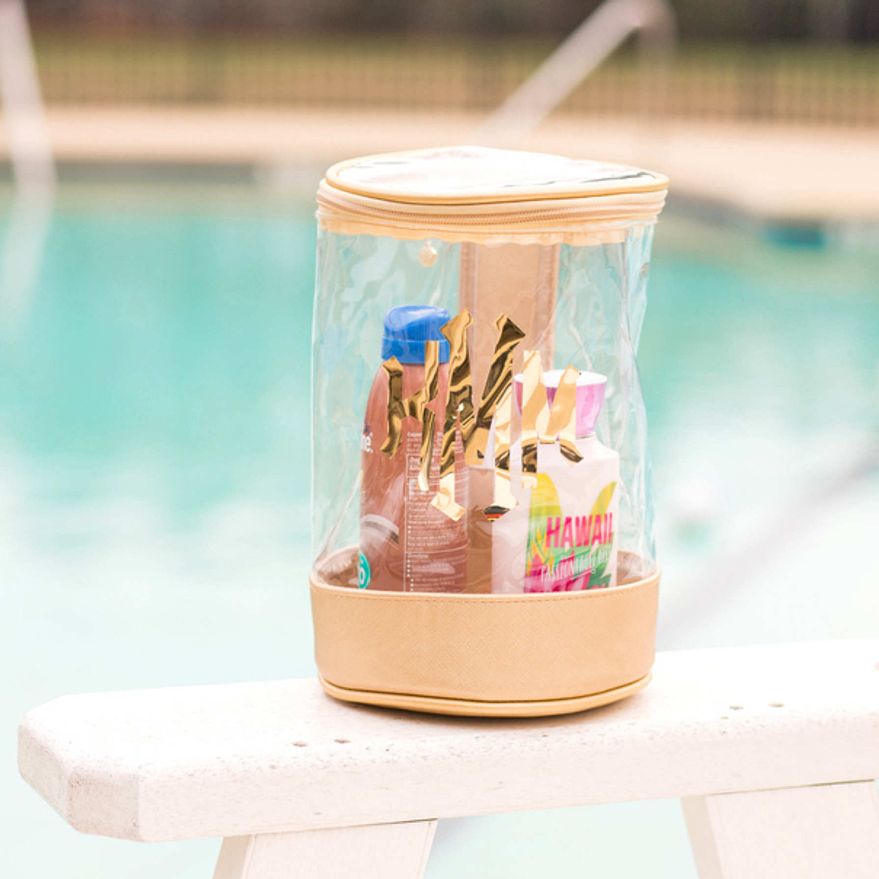 Personalized Clear Travel Ditty Bag – Marleylilly