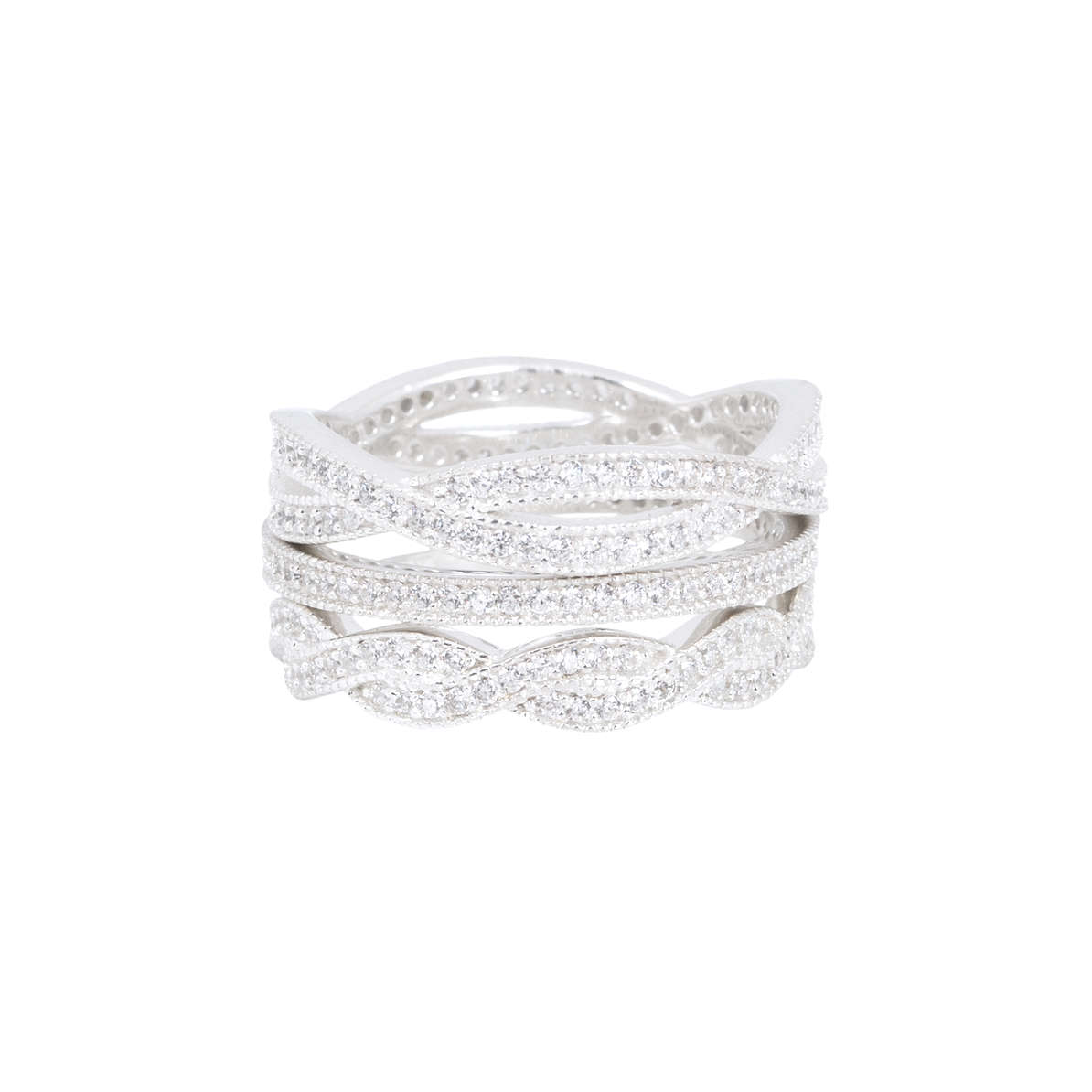 Sterling Silver Stackable Ring Set - Marleylilly