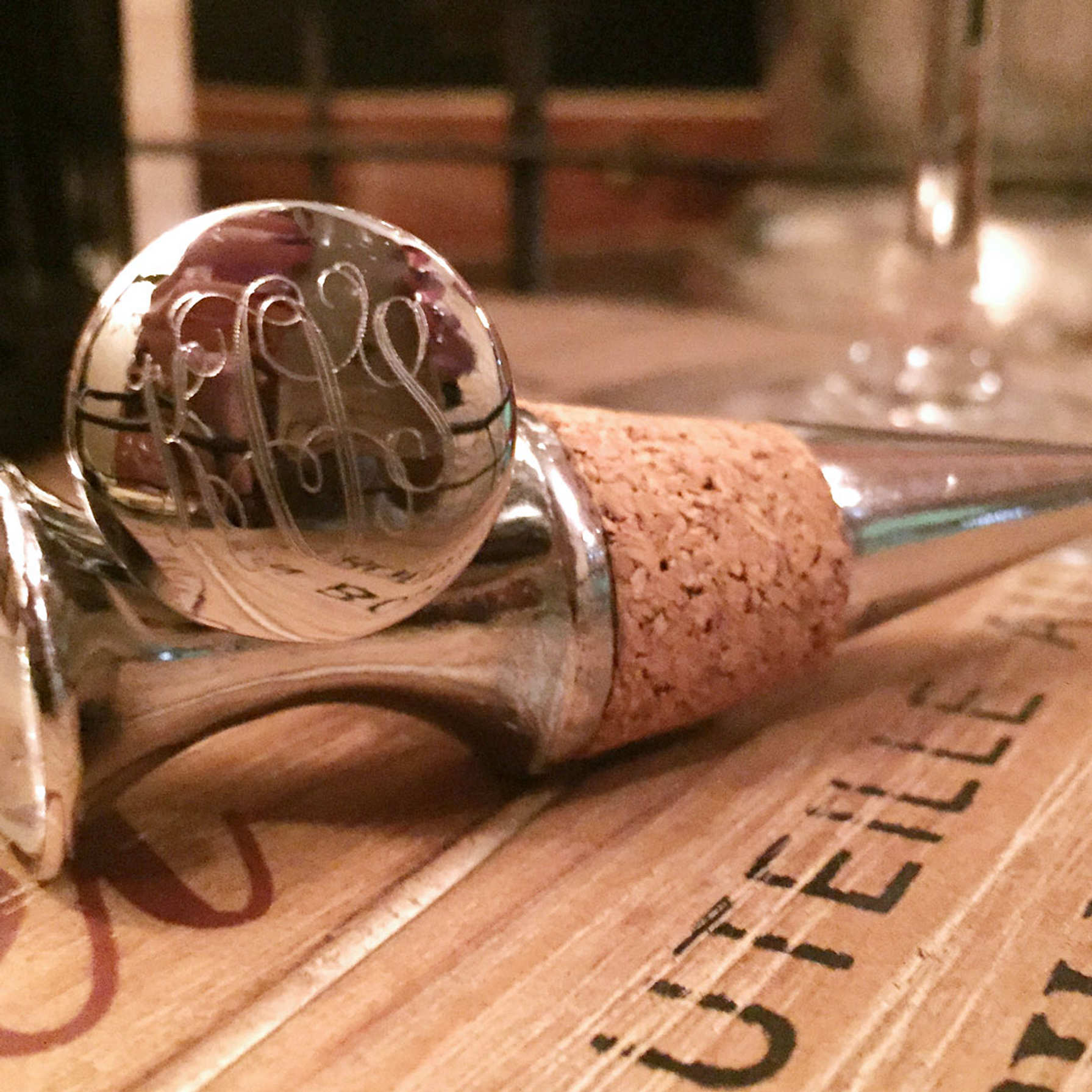 Personalized Engraved Wine Cork