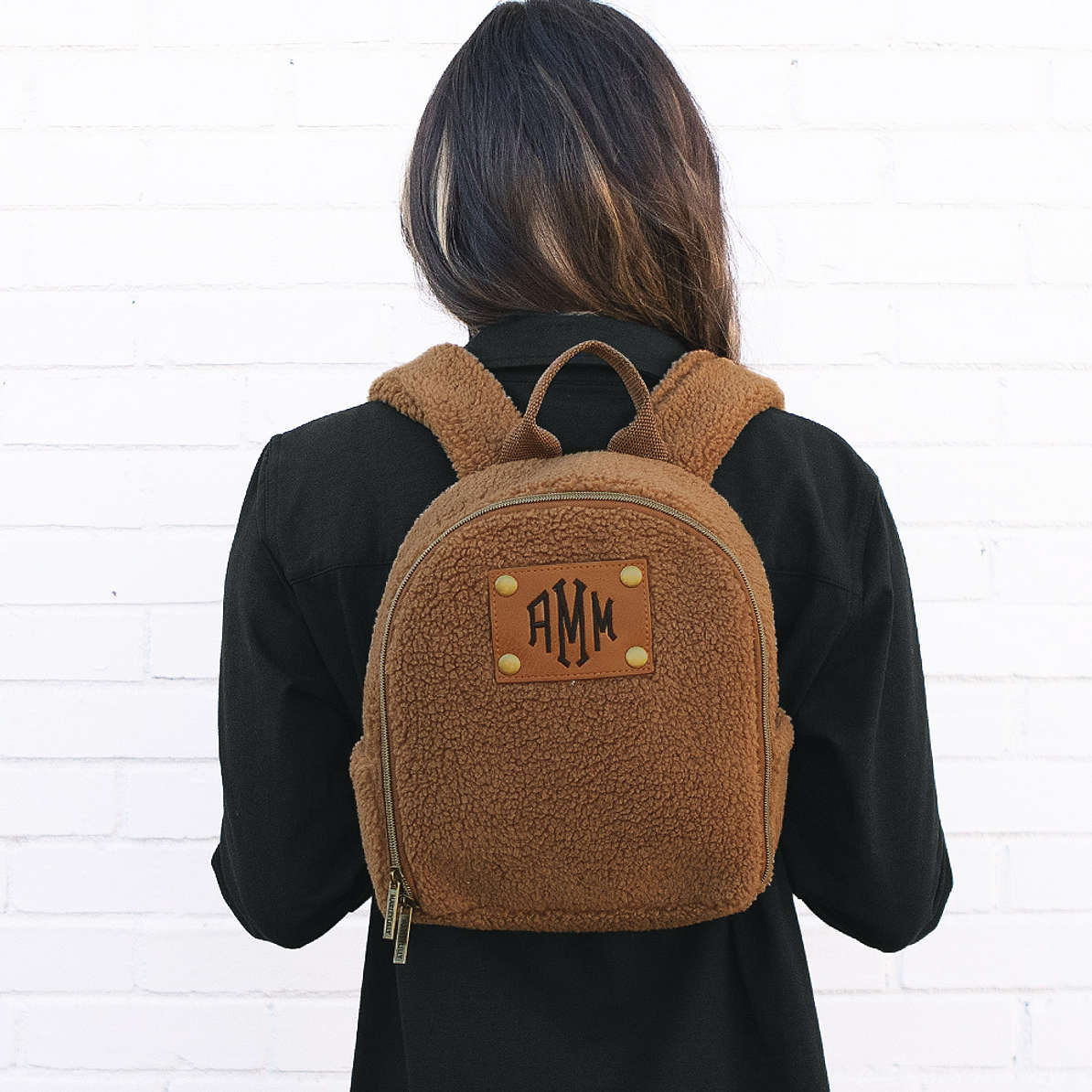Personalized Mini Sherpa Backpack