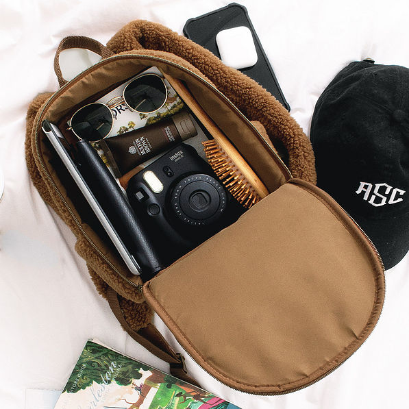 Personalized Mini Sherpa Backpack