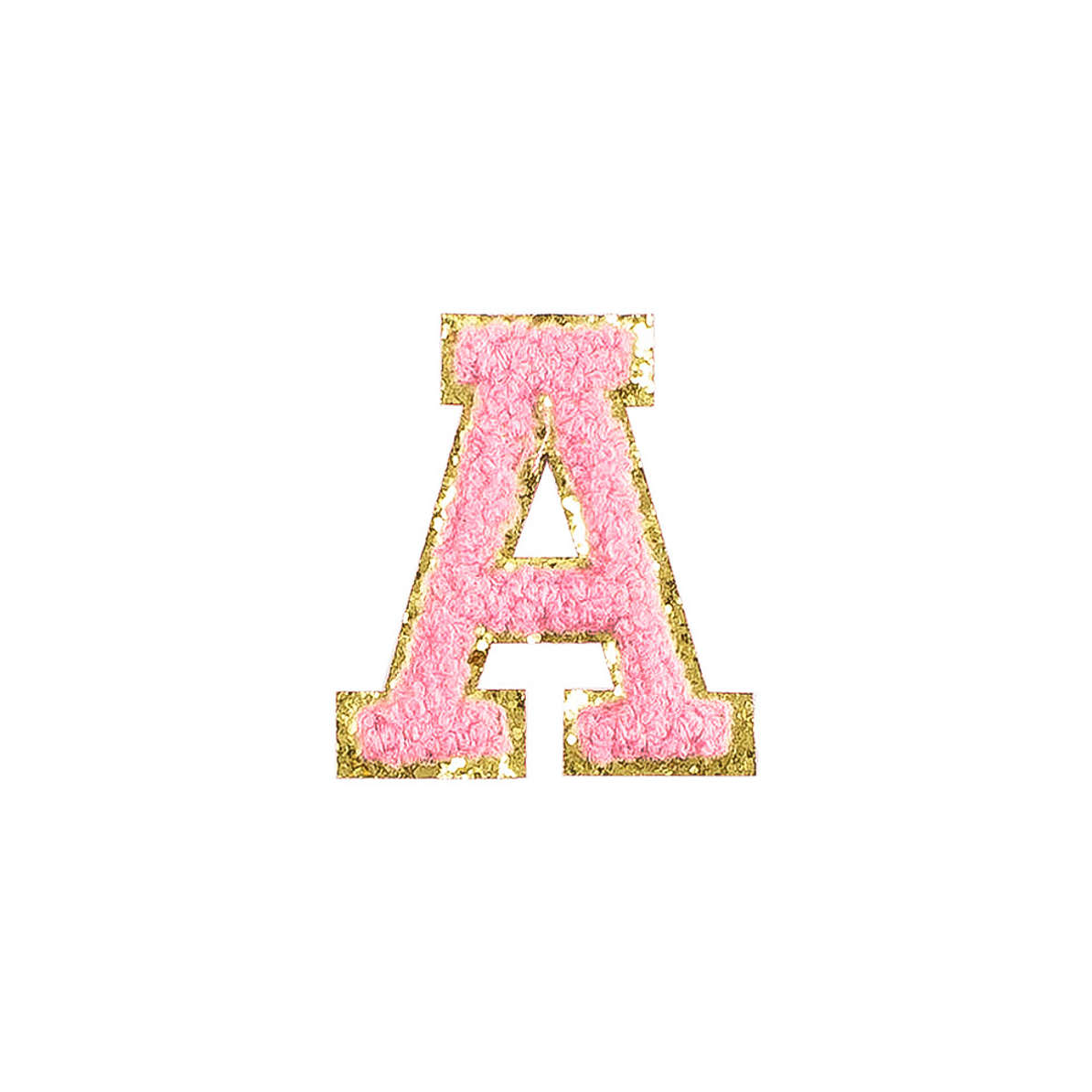 DIY Chenille Small Letter Patches