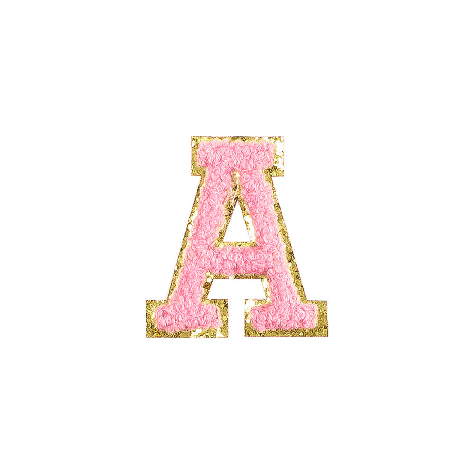 DIY Chenille Small Letter Patches