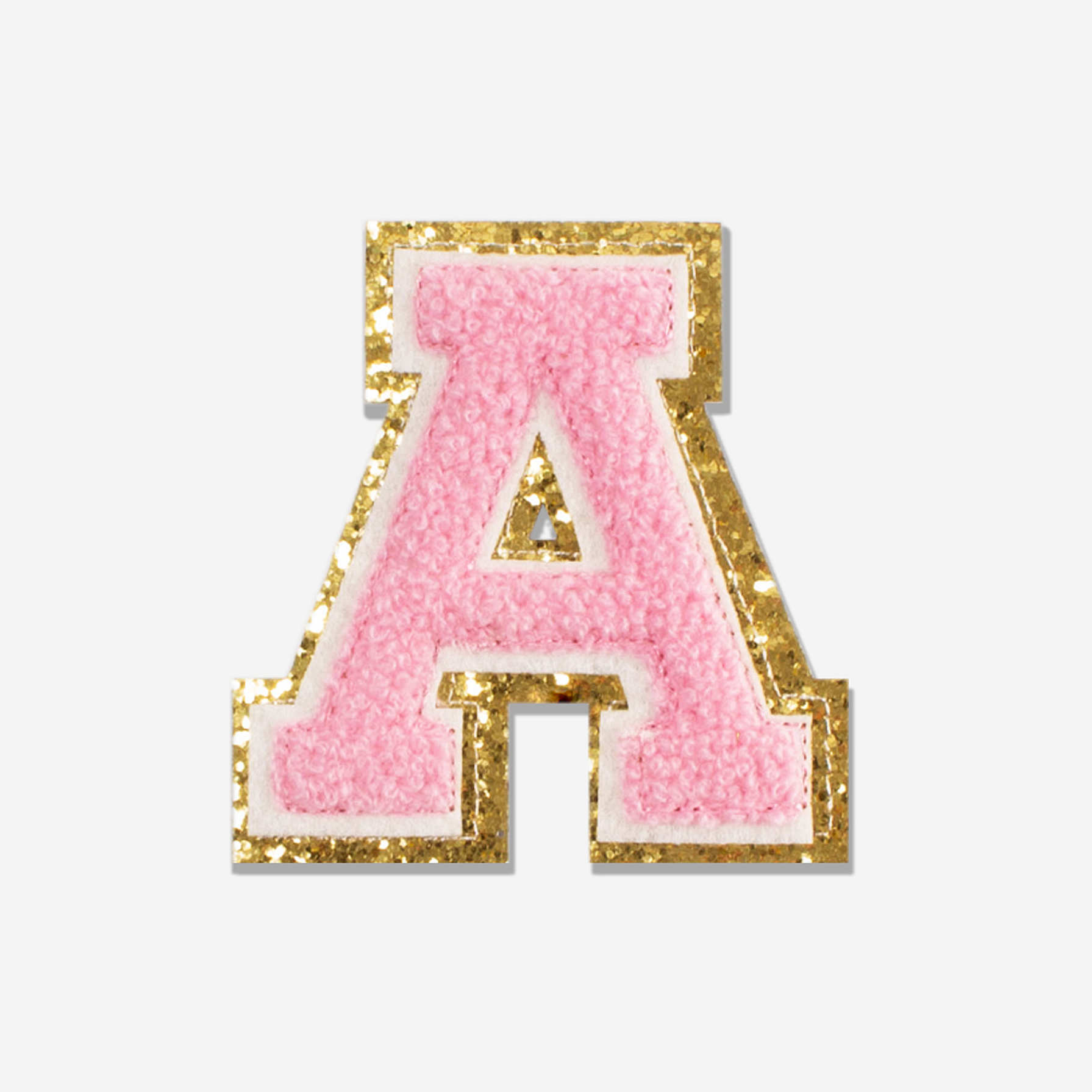 DIY Chenille Large Letter Patches