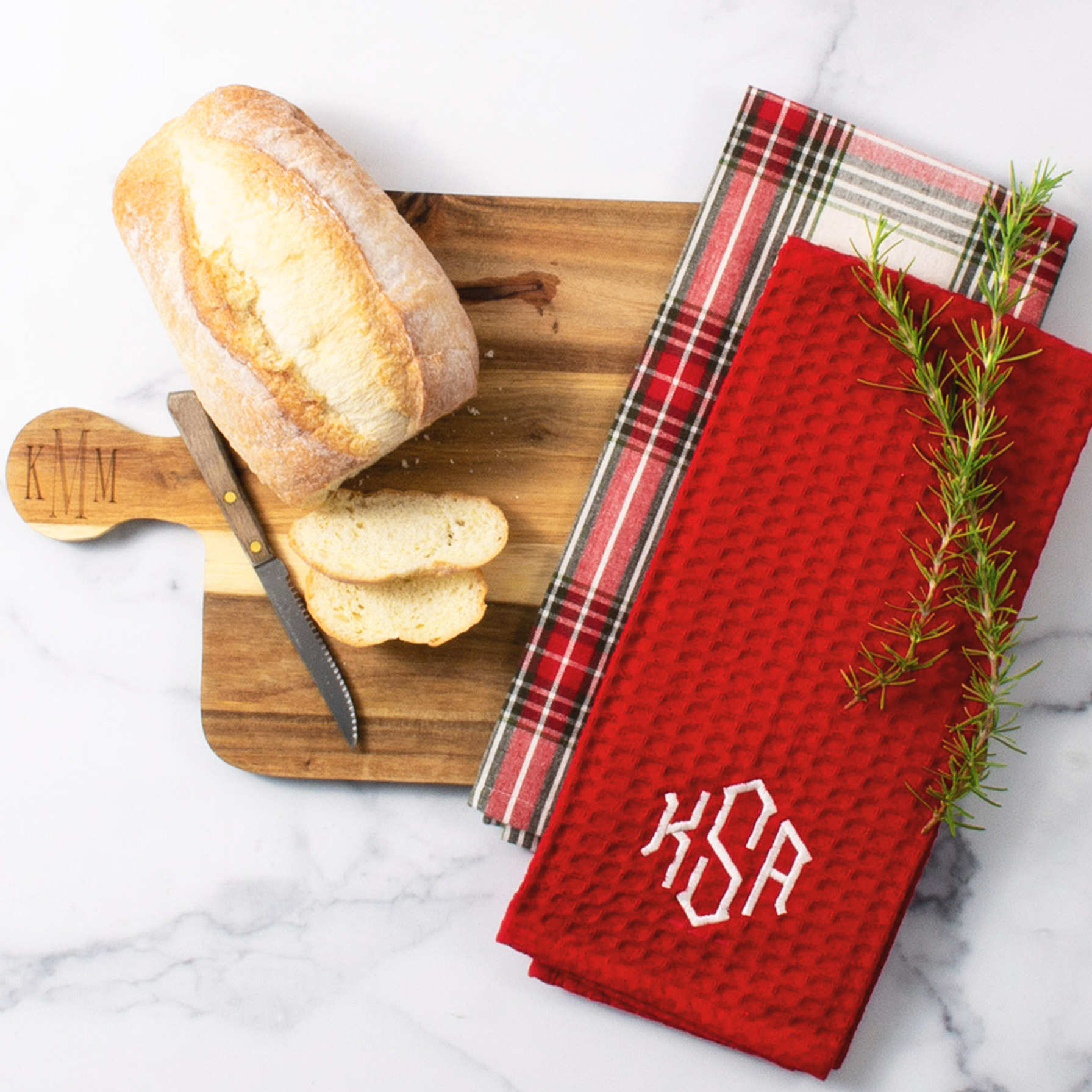 Personalized Kitchen Towel Set