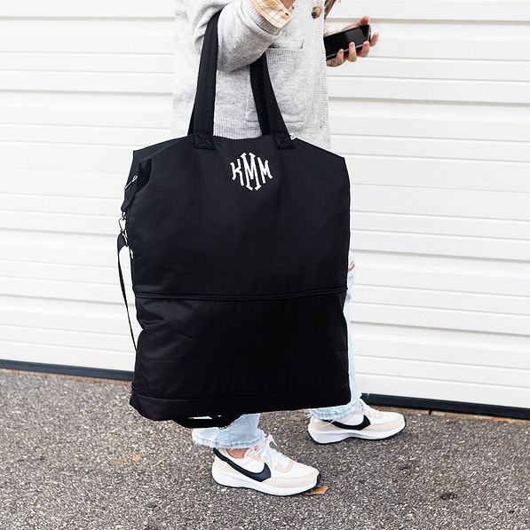 Personalized Expandable Travel Duffel Bag