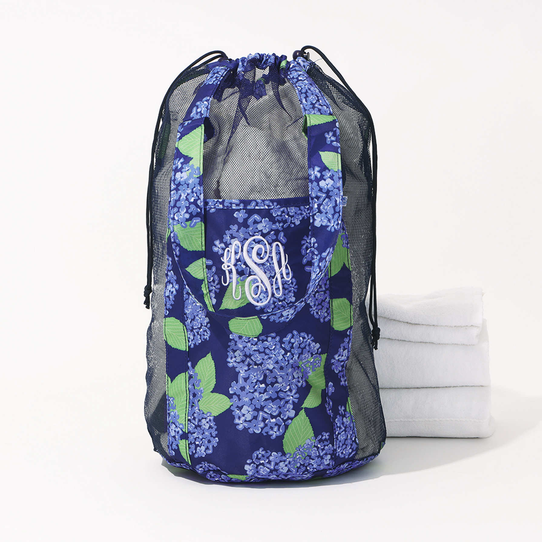 Personalized Travel Packable Laundry Bag | Marleylilly