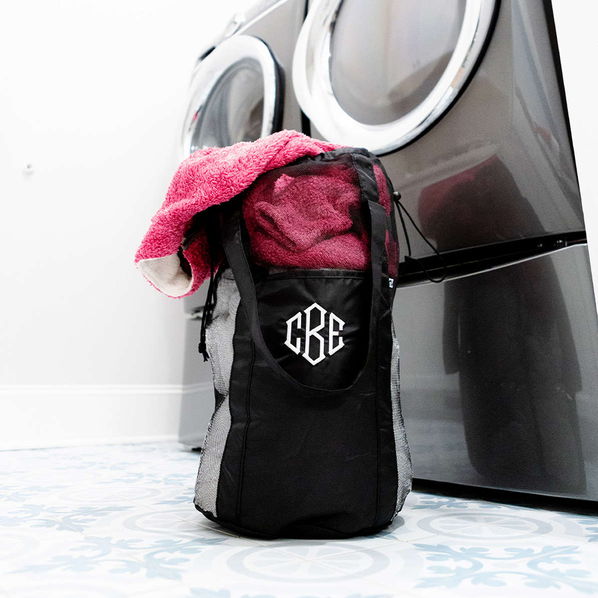 Personalized Travel Packable Laundry Bag | Marleylilly