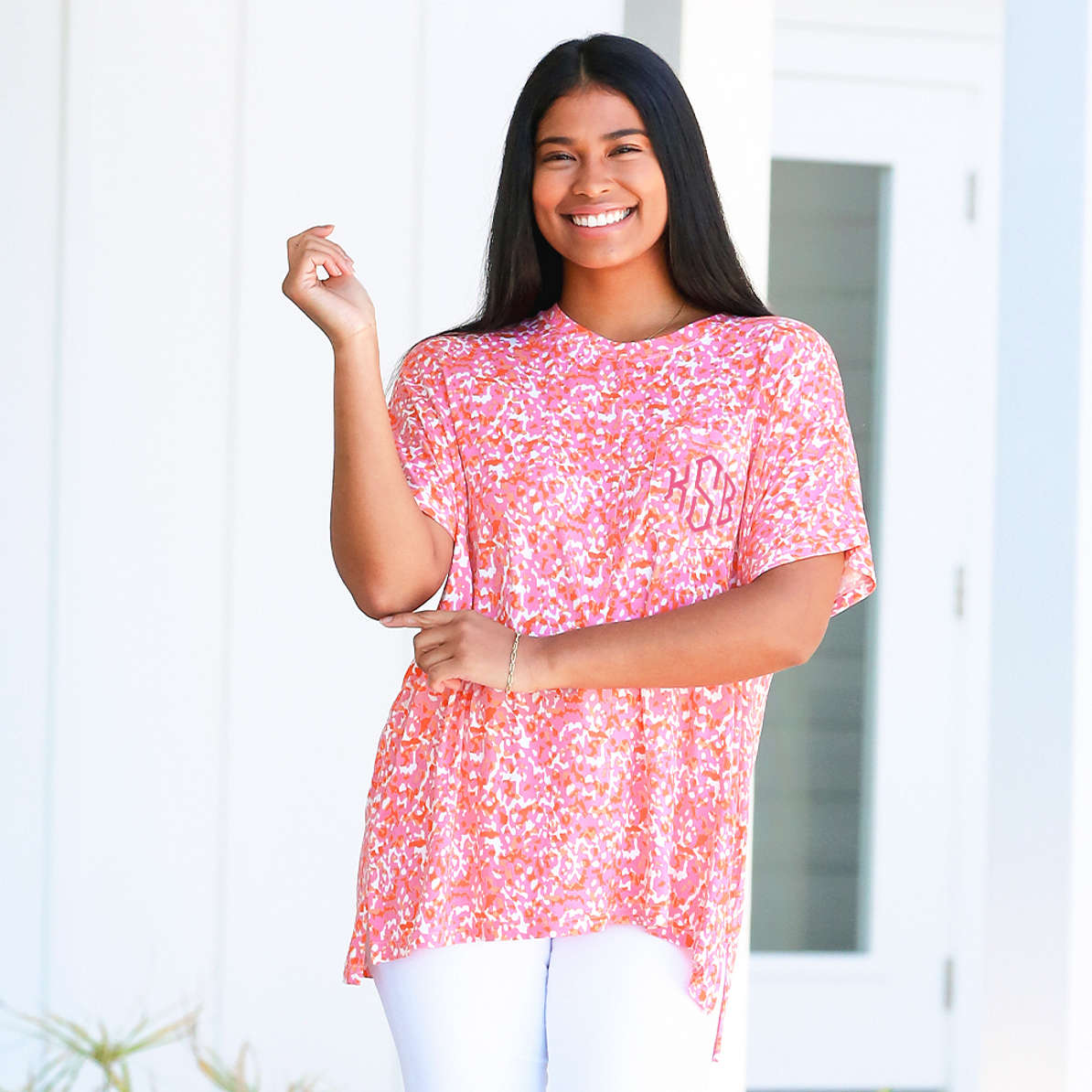 Personalized Short-Sleeve Tunic Shirt