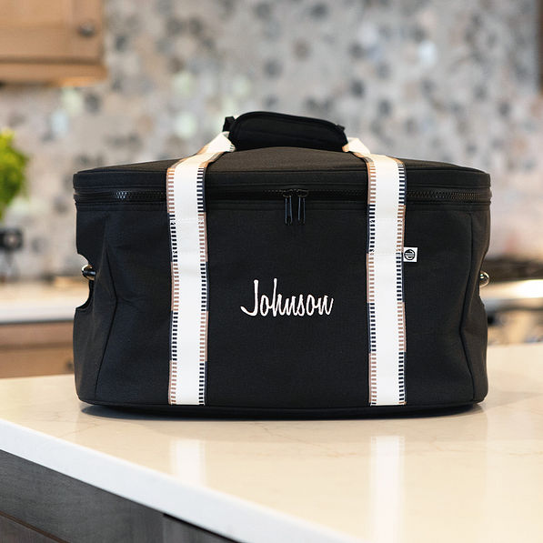 Personalized Monogrammed Crockpot Carrier | Marleylilly