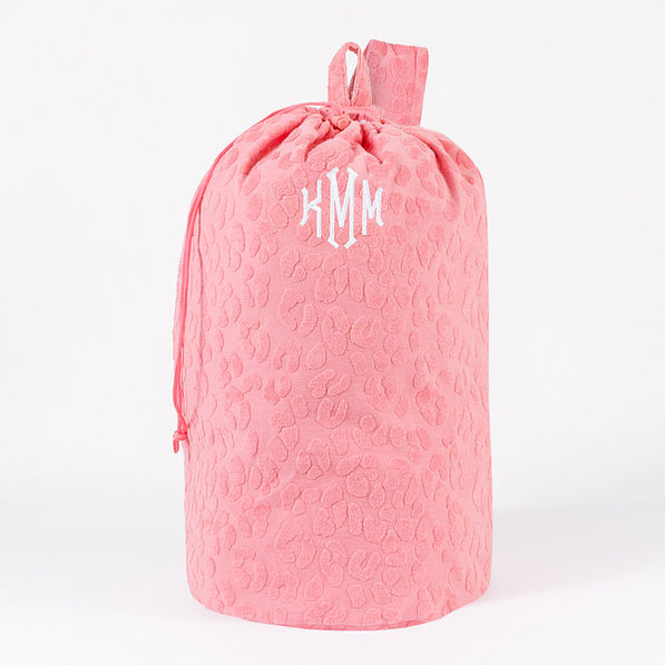 Personalized Terry Pool Backpack Bag l Marleylilly