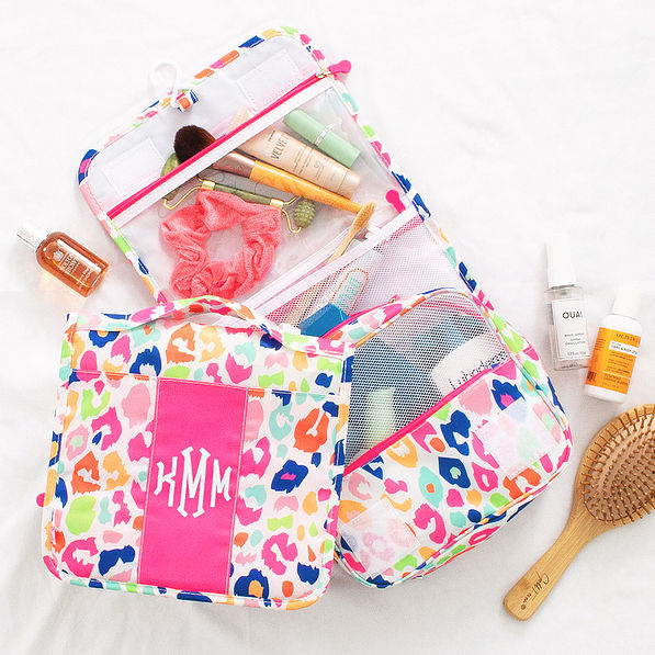 Personalized Packable Hanging Toiletry Bag
