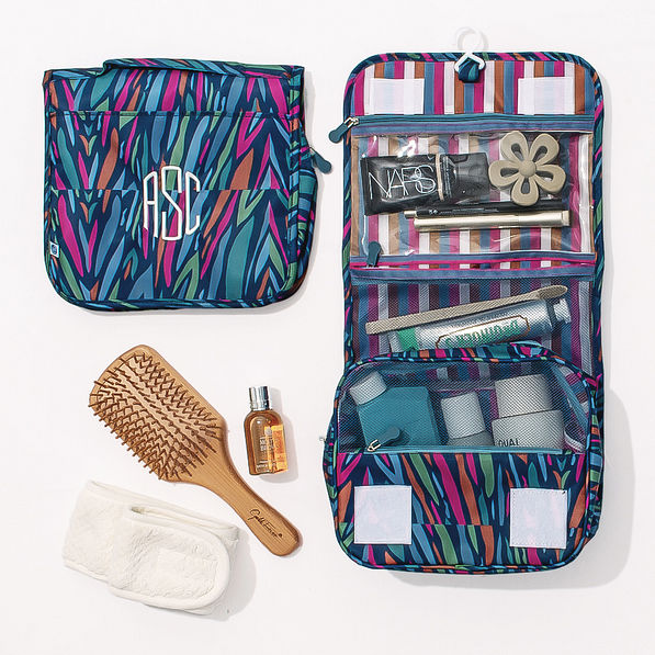 Personalized Packable Hanging Toiletry Bag | Marleylilly