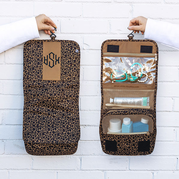 Personalized Packable Hanging Toiletry Bag | Marleylilly