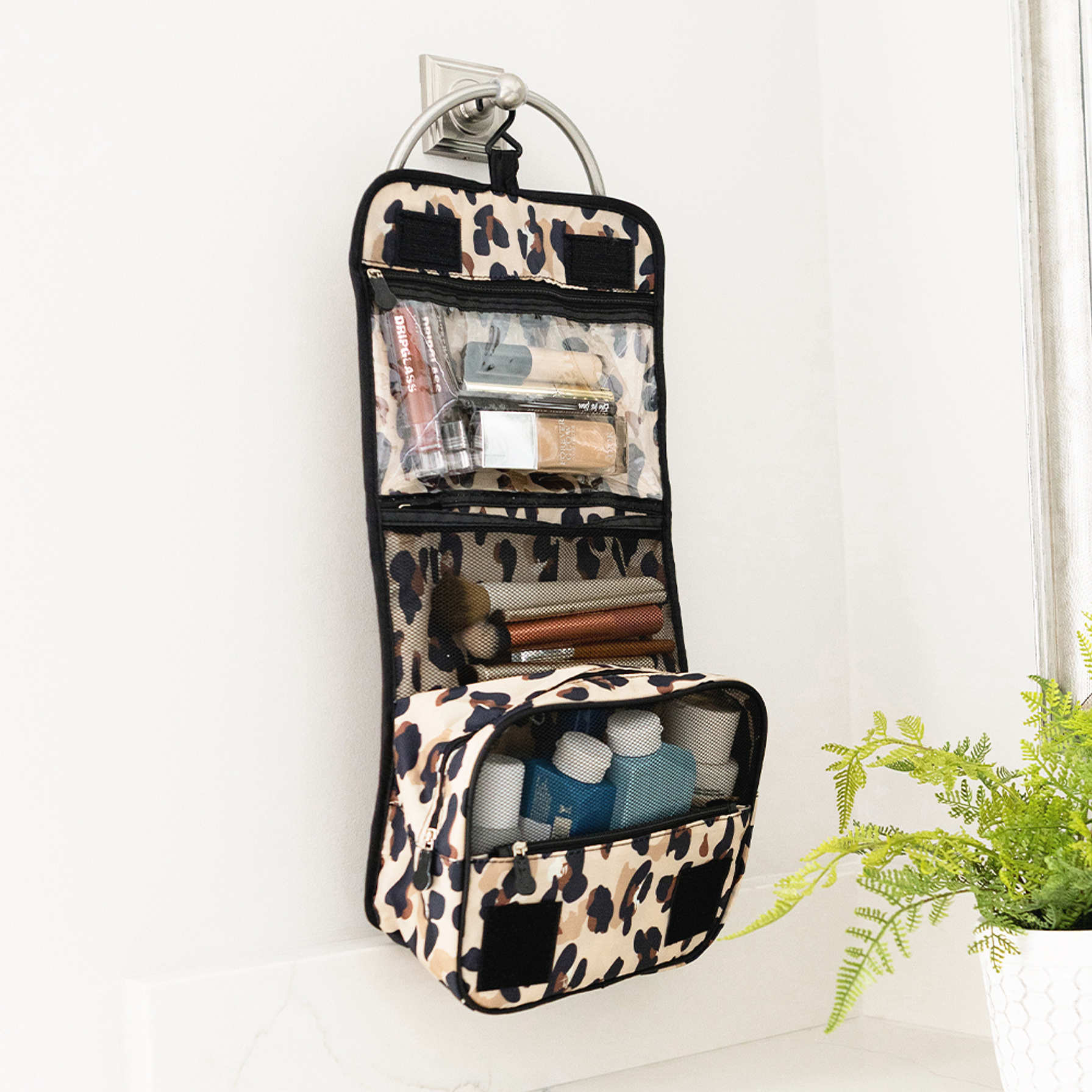 Personalized Packable Hanging Toiletry Bag | Marleylilly