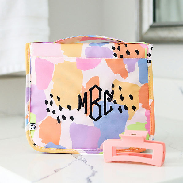 Personalized Packable Hanging Toiletry Bag | Marleylilly