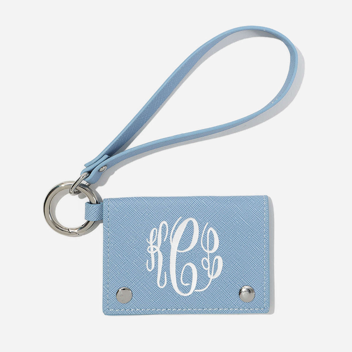 Personalized Saffiano Card Holder - Marleylilly