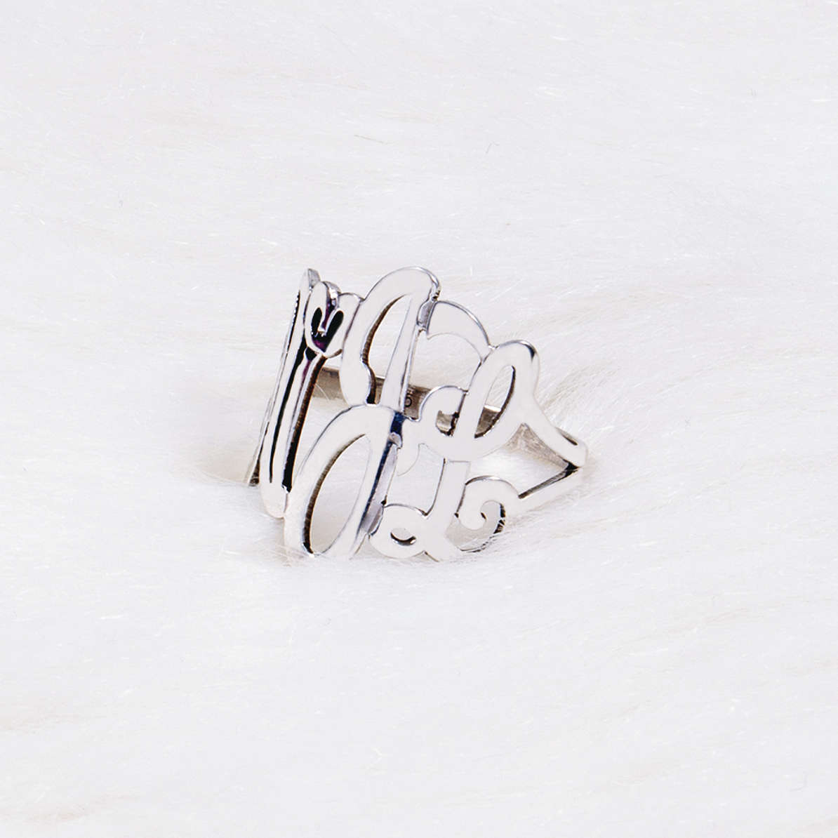 Personalized Cut Out Ring