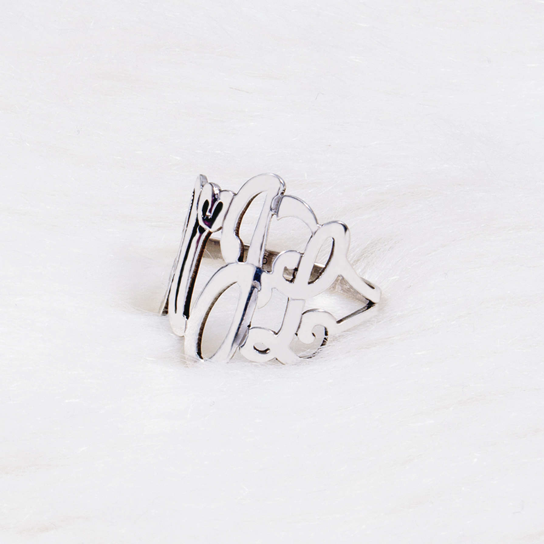 Personalized Cut Out Ring
