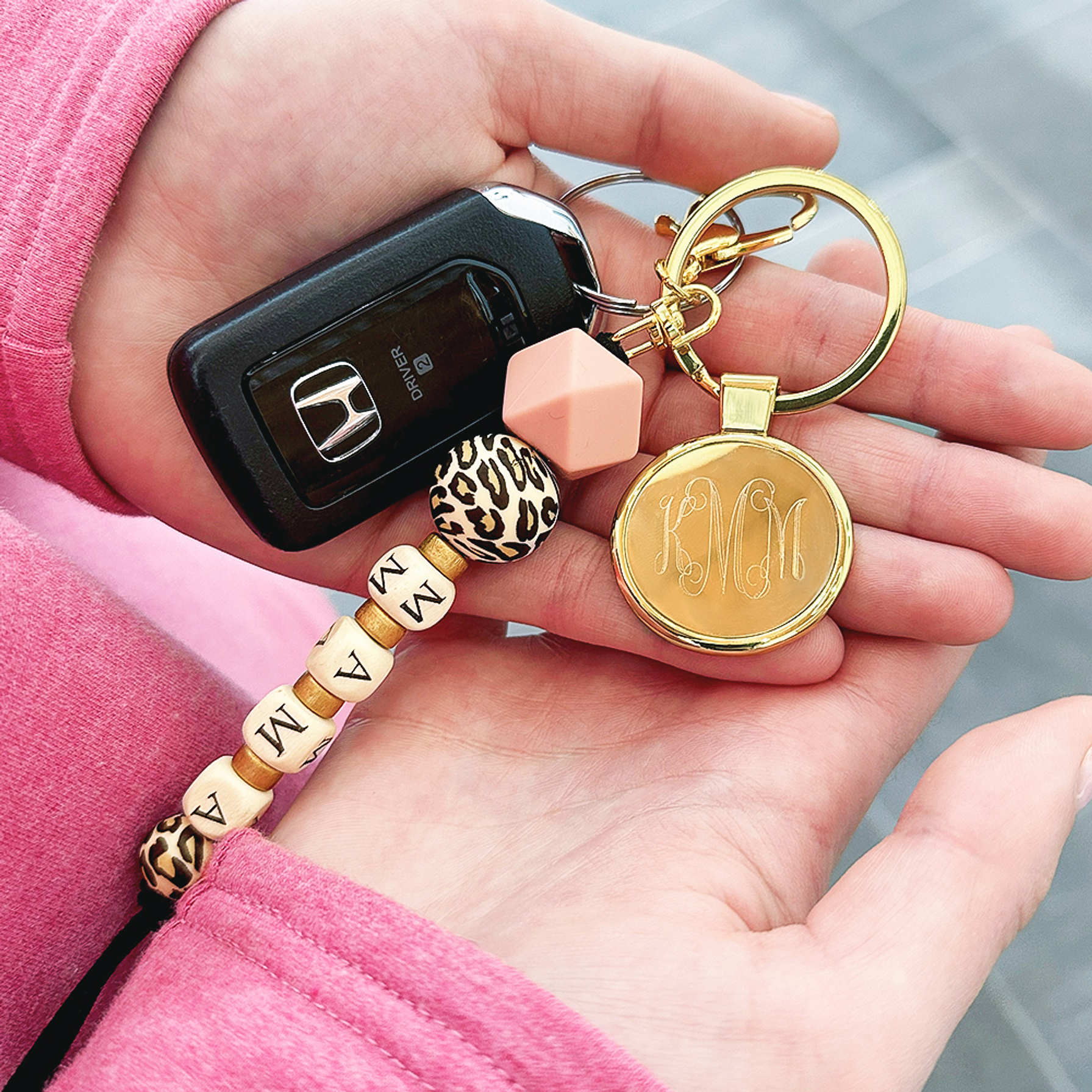 Personalized Mama Key Chain