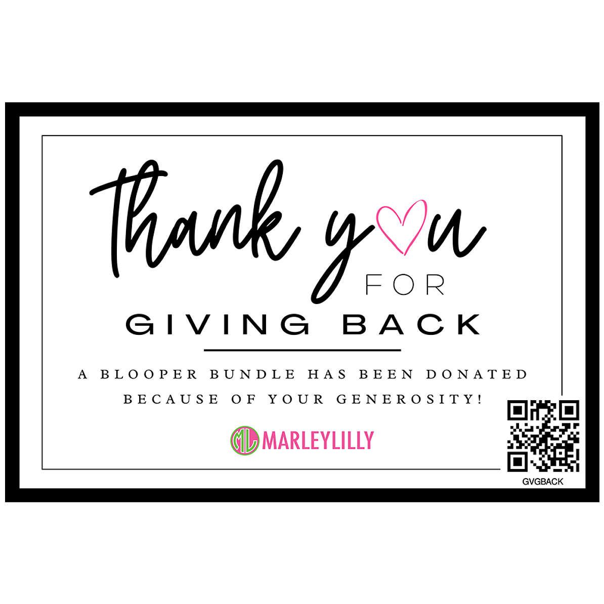 Giving Back Bundle
