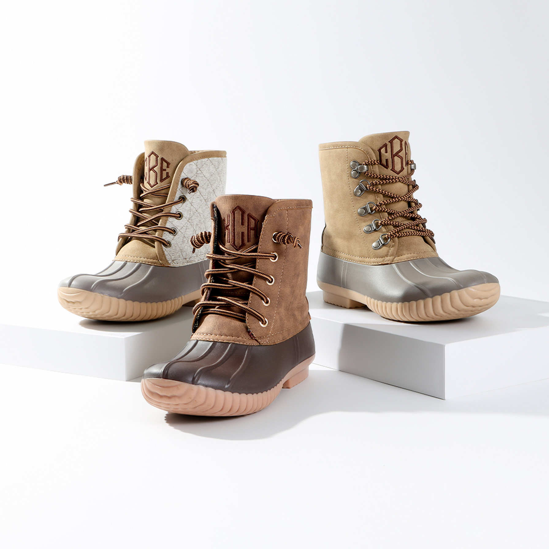 Monogrammed Duck Boots - Marleylilly