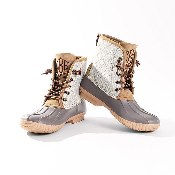 Monogrammed Duck Boots - Marleylilly