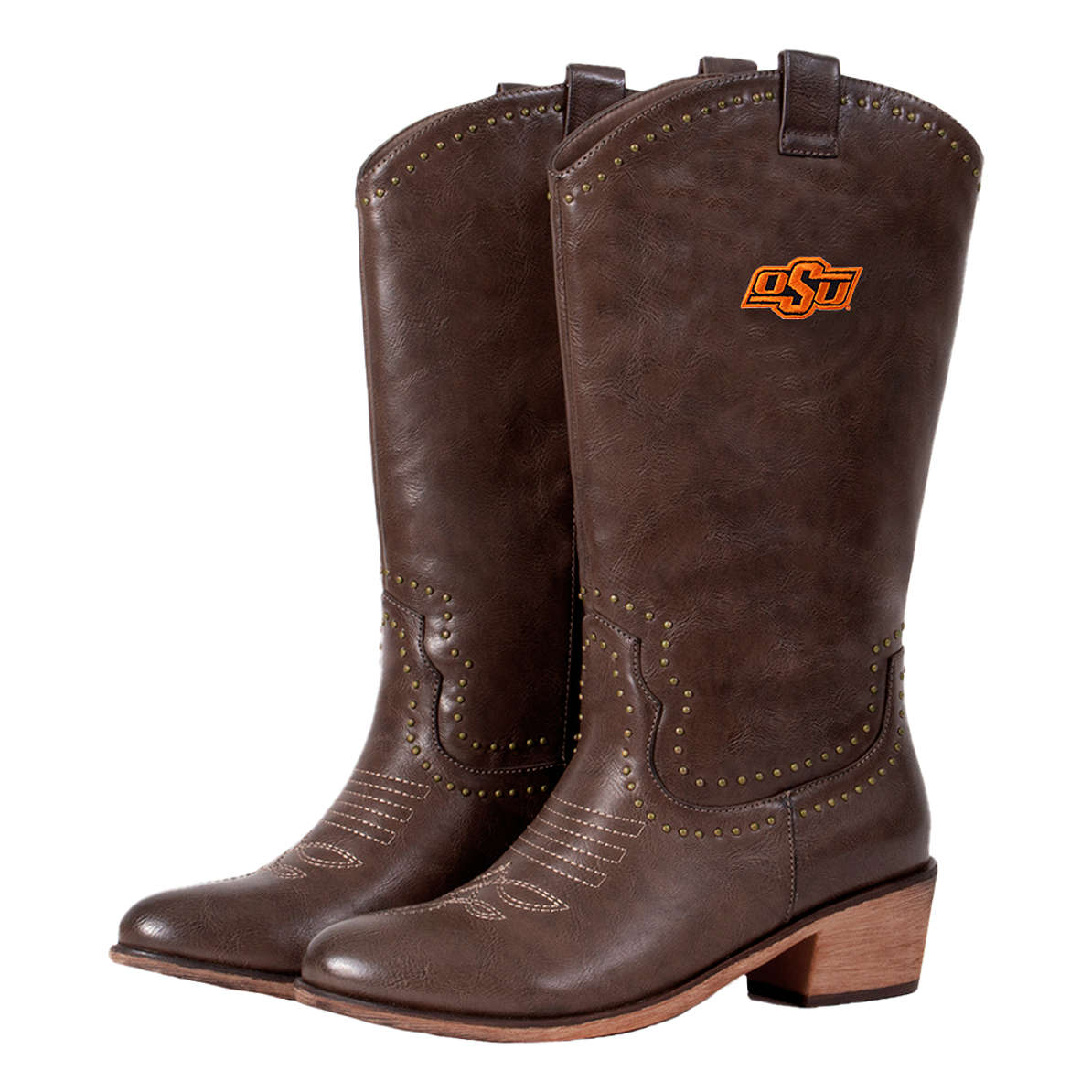 Oklahoma State Cowboy Boots in Brown