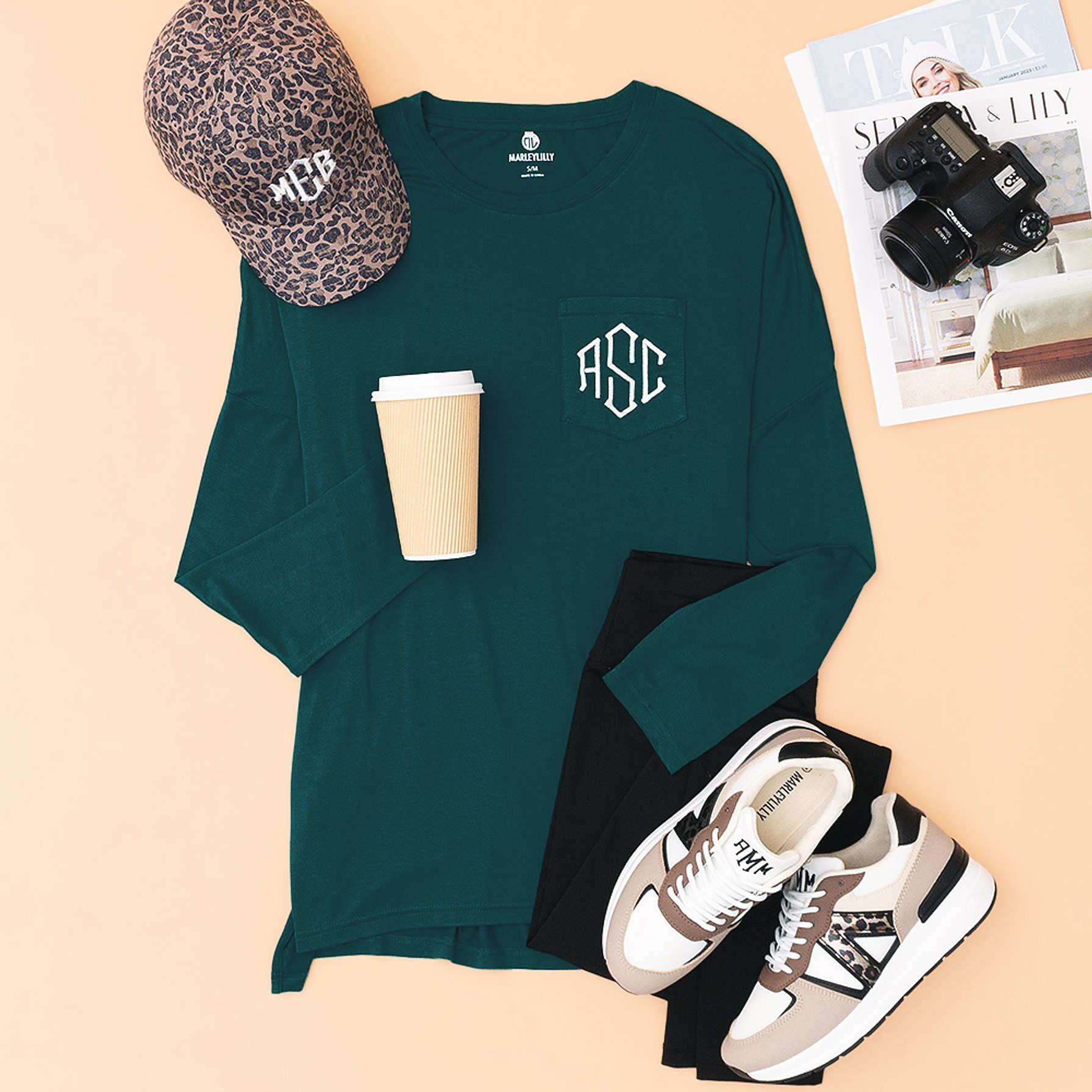 Monogrammed Tunic Shirt | Marleylilly