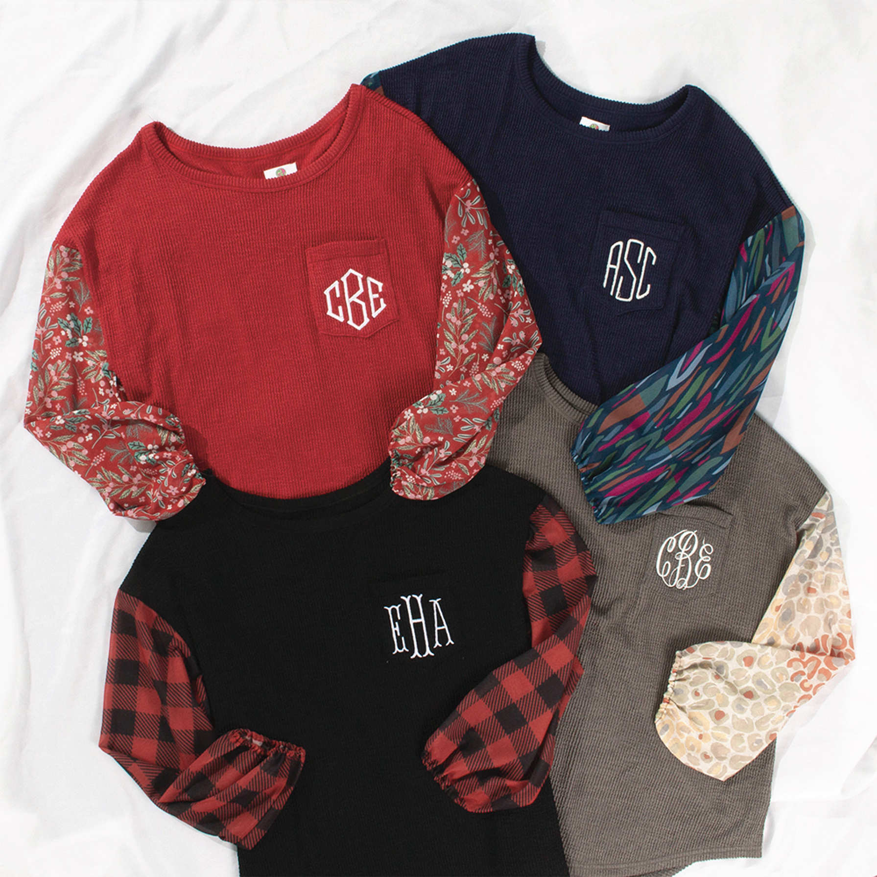 Personalized Puff Sleeve Top | Marleylilly