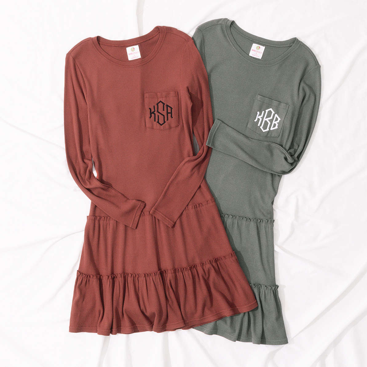 Personalized Waffle Dress | Marleylilly