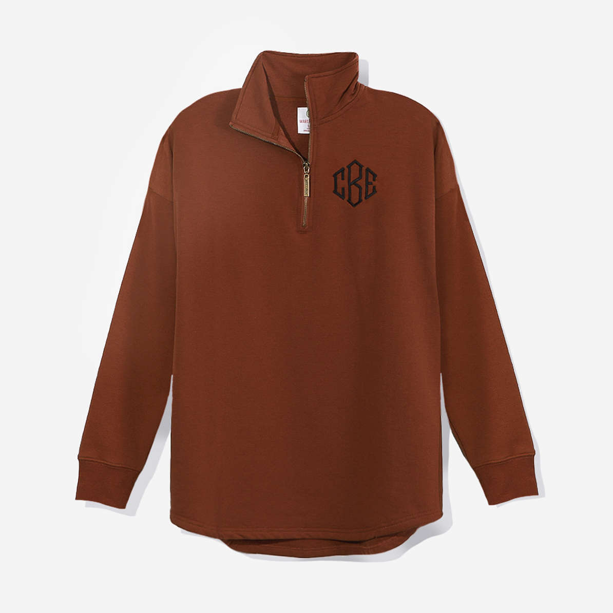 Personalized Quarter Zip Sweatshirt