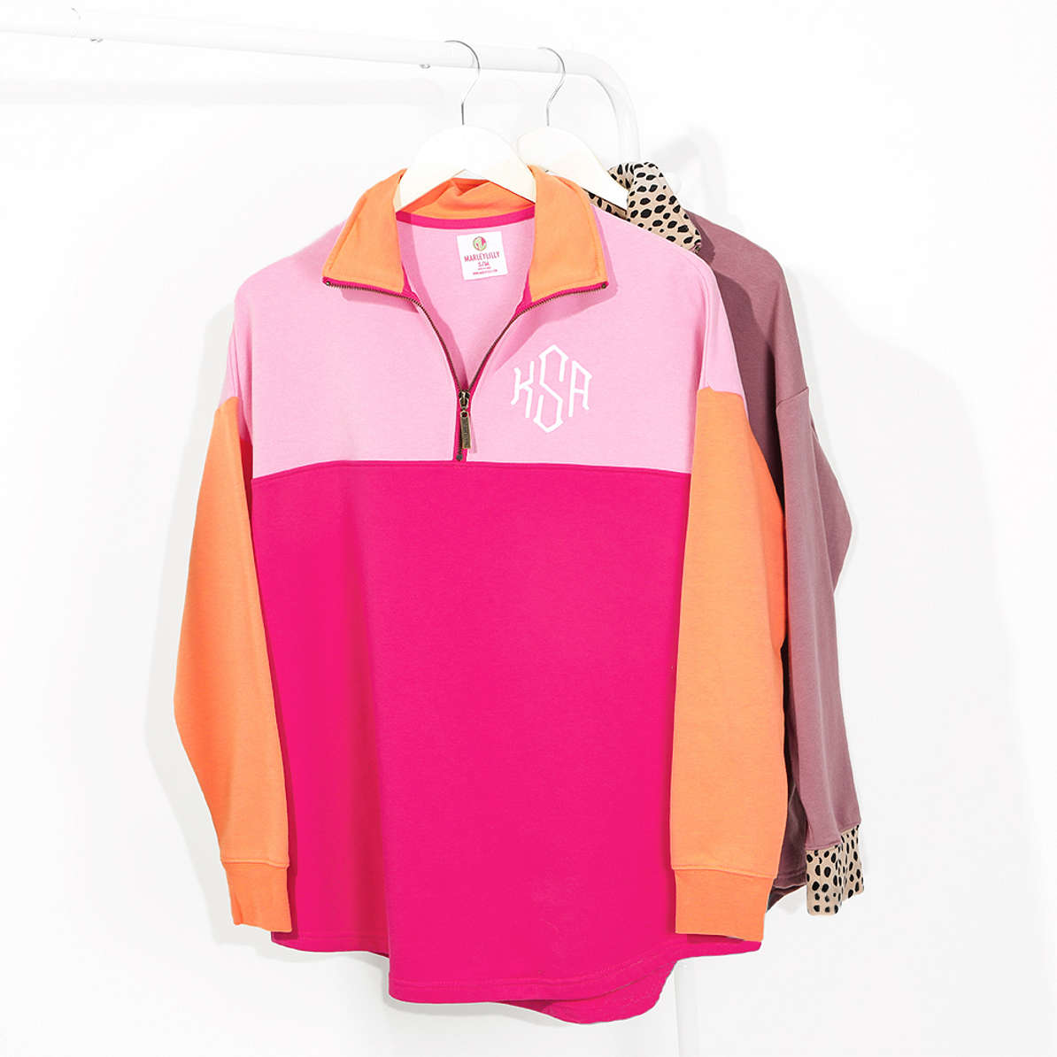 Personalized Quarter Zip Sweatshirt