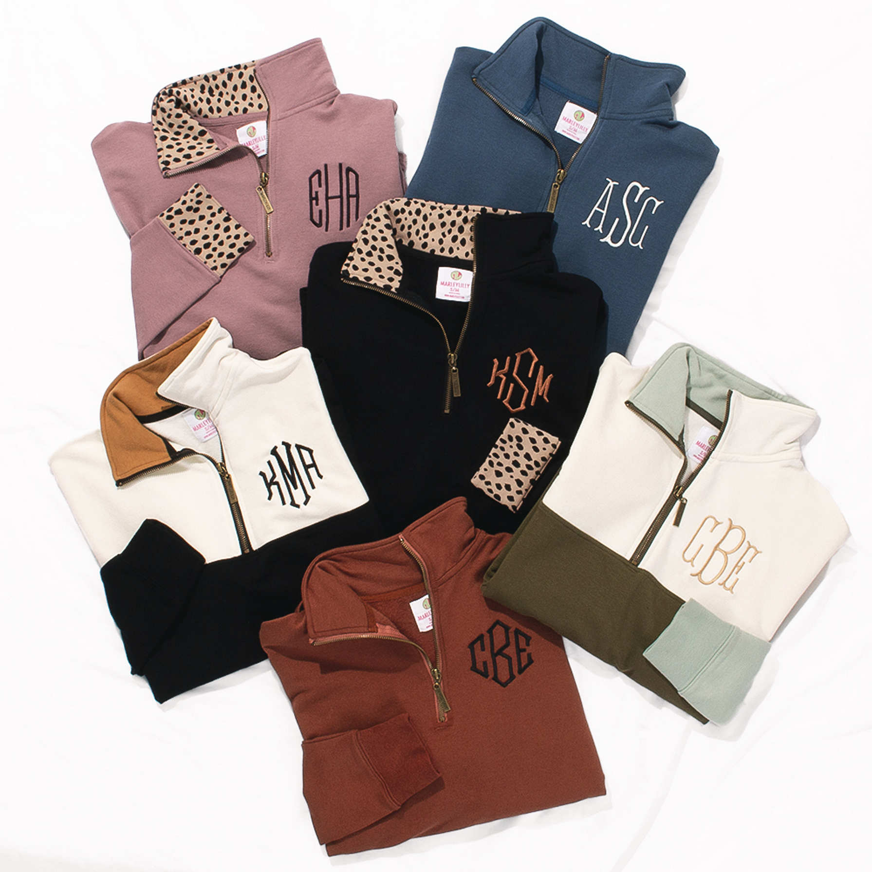 Personalized Quarter Zip Sweatshirt