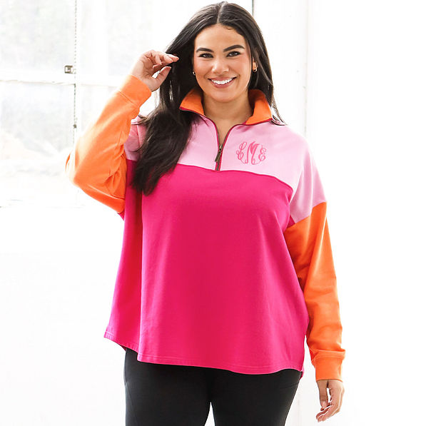 Personalized Quarter Zip Sweatshirt