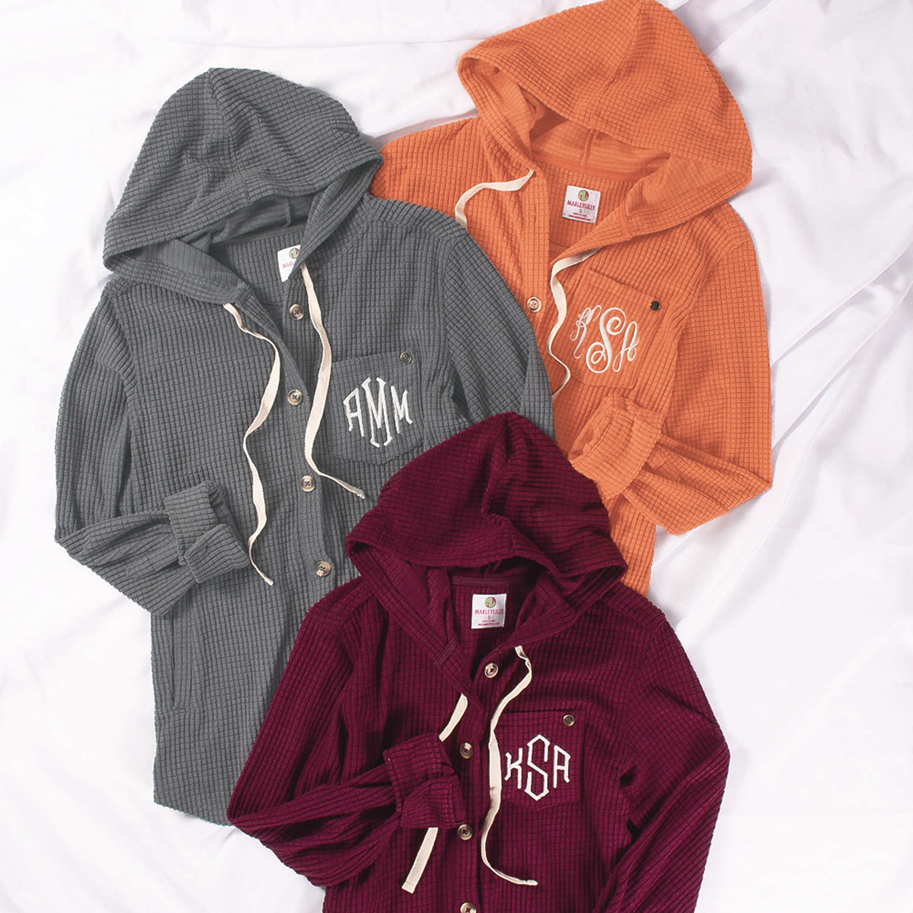 Personalized Waffle Shacket | Marleylilly