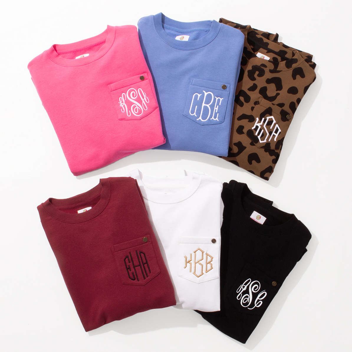 Monogrammed Crewneck Sweatshirt From Marleylilly