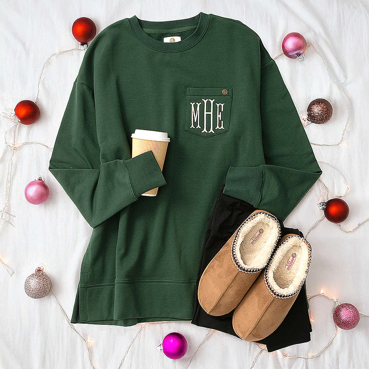 Monogrammed Crewneck Sweatshirt From Marleylilly