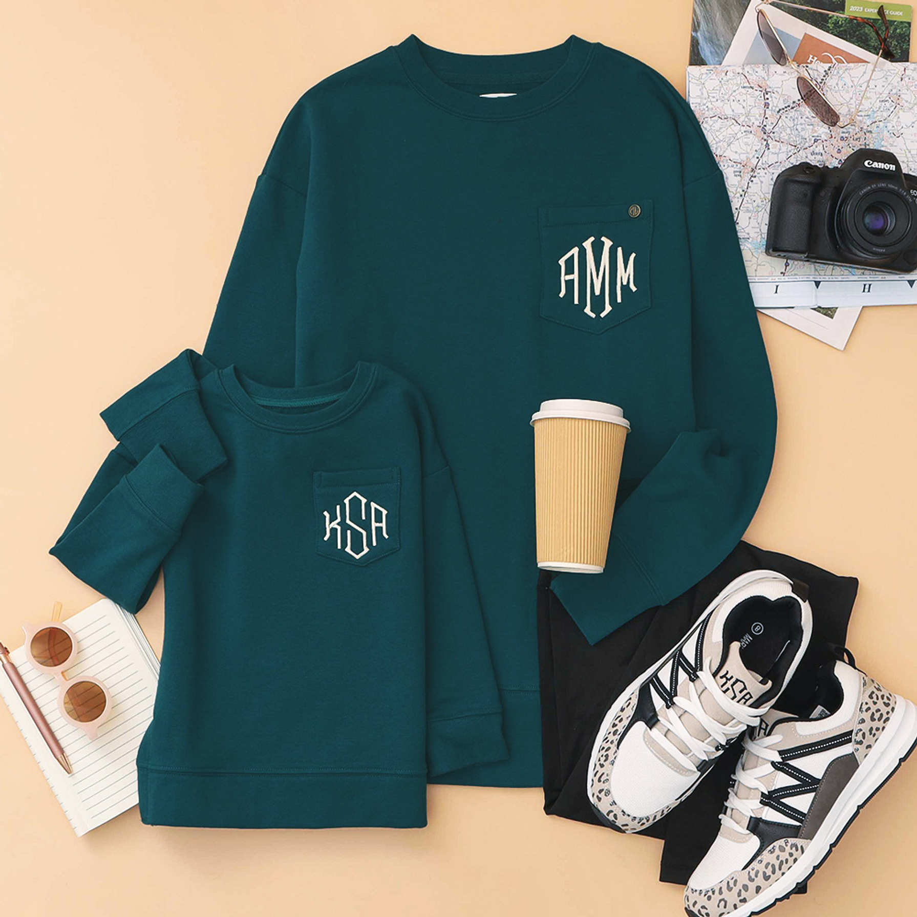 Monogrammed Crewneck Sweatshirt From Marleylilly