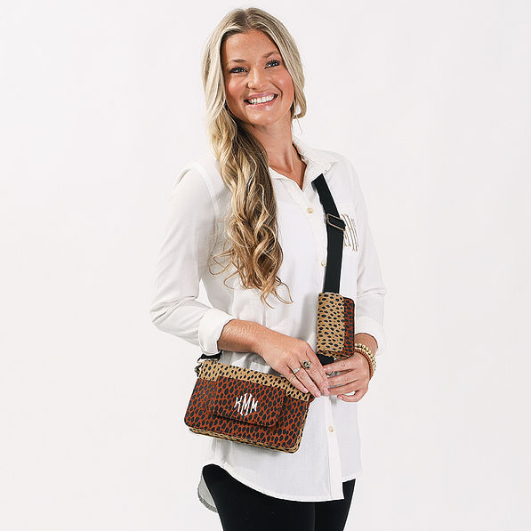 Monogrammed Crossbody Purse with Card Case | Marleylilly