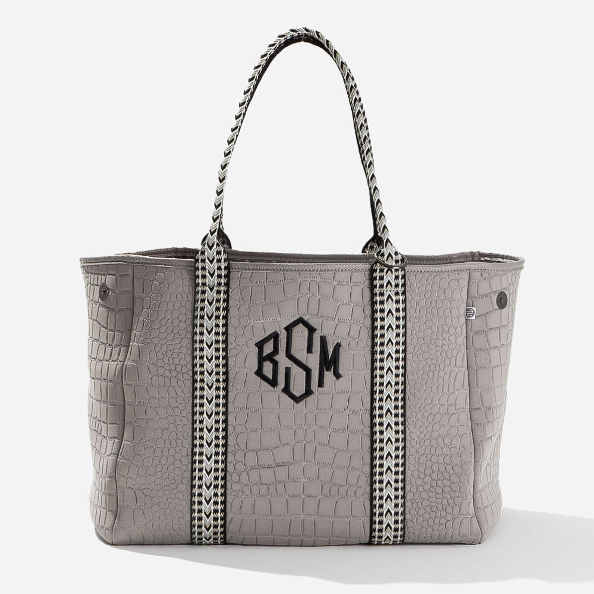 Personalized Textured Neoprene Tote | Marleylilly