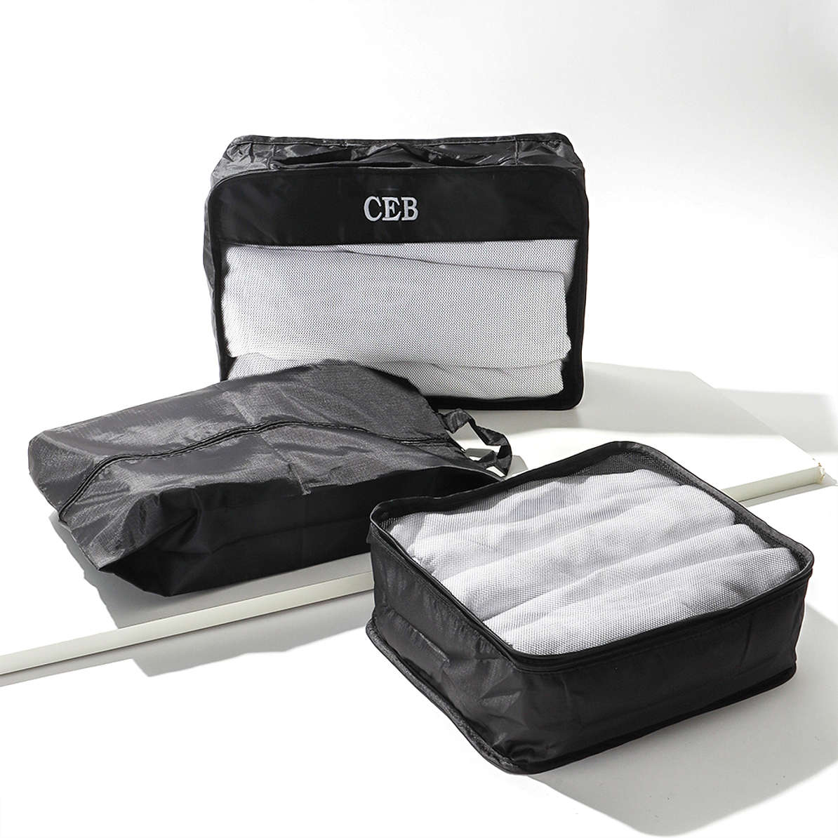 Personalized 3-piece Packing Cube Set From Marleylilly
