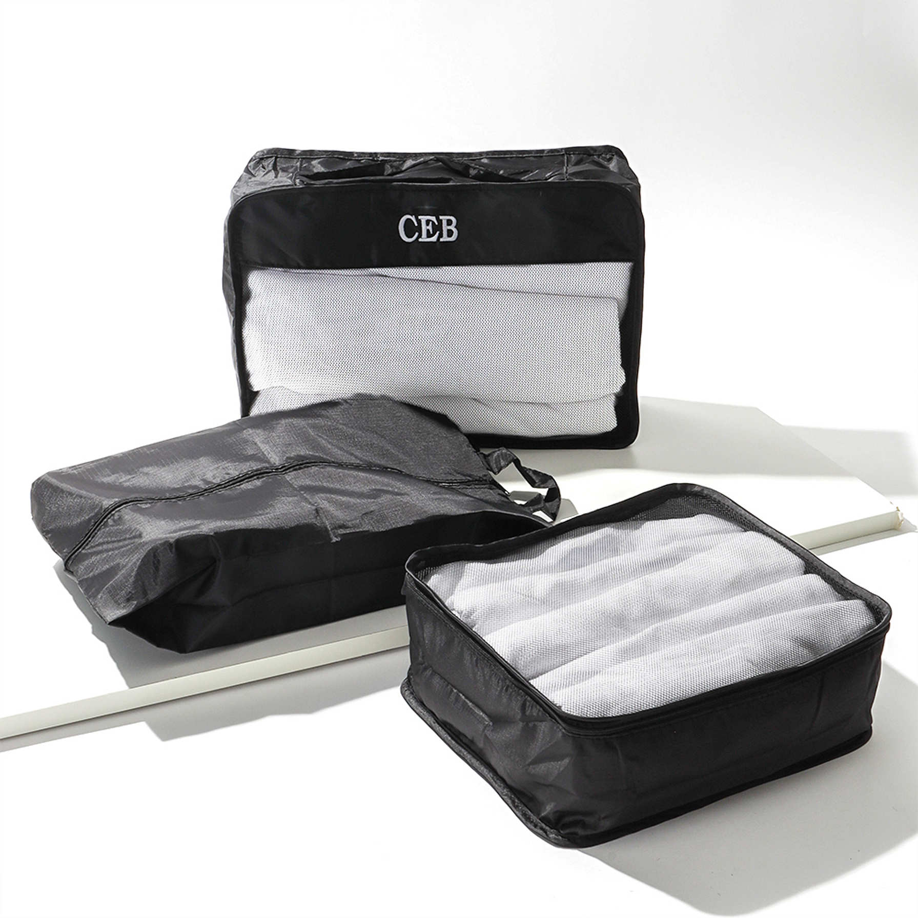 Personalized 3-piece Packing Cube Set From Marleylilly