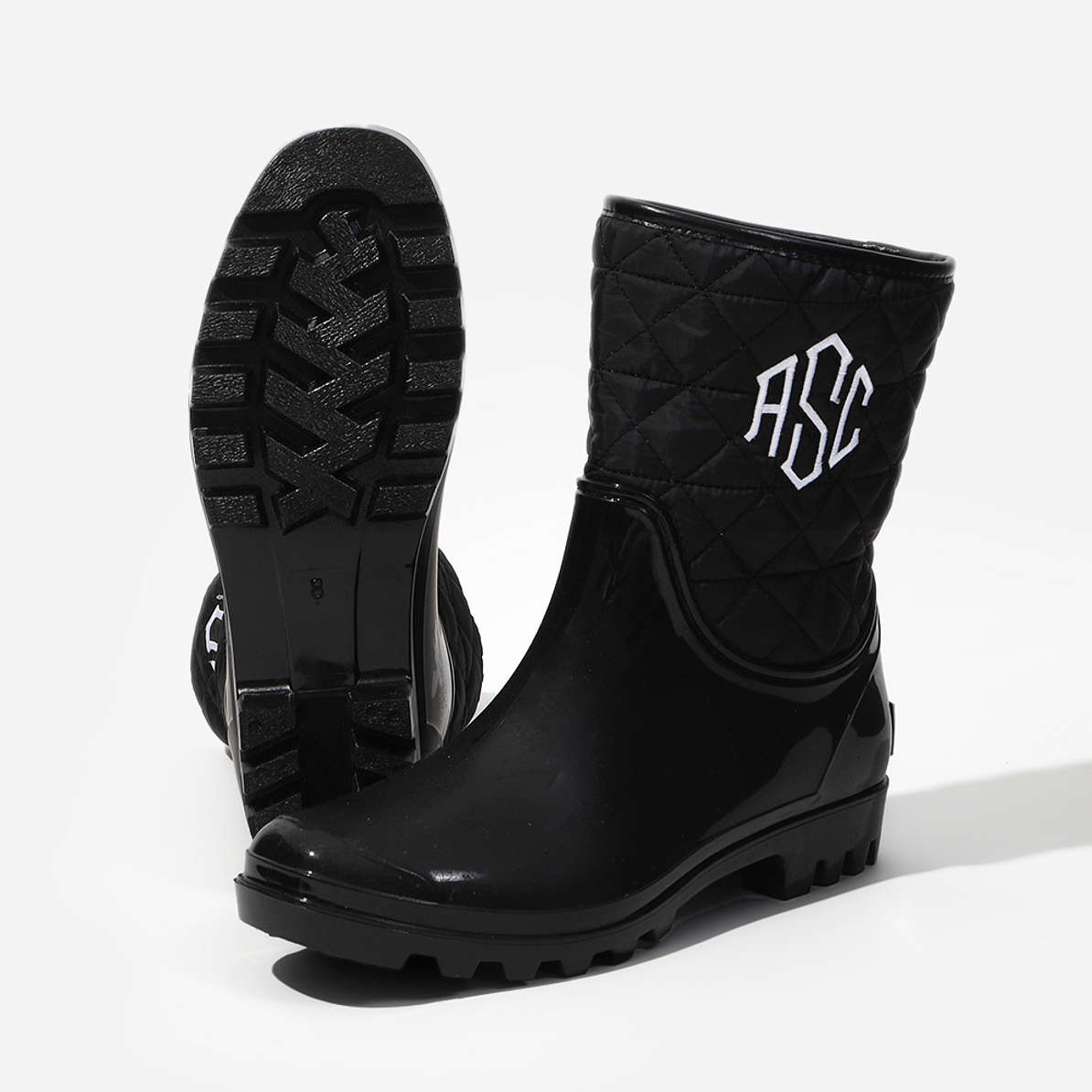 Quilted Rain Boots From Marleylilly