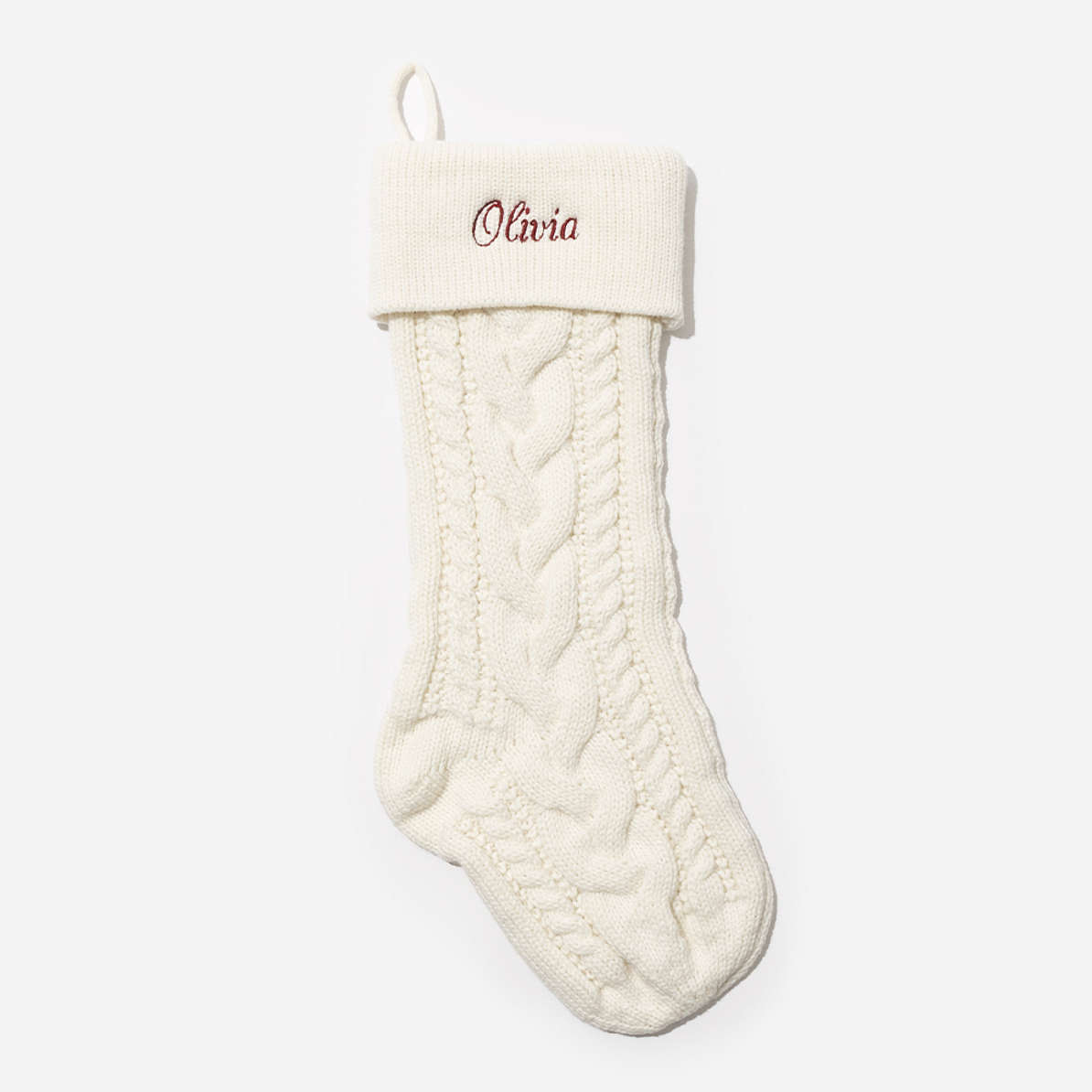 Monogrammed Christmas Stocking | Marleylilly