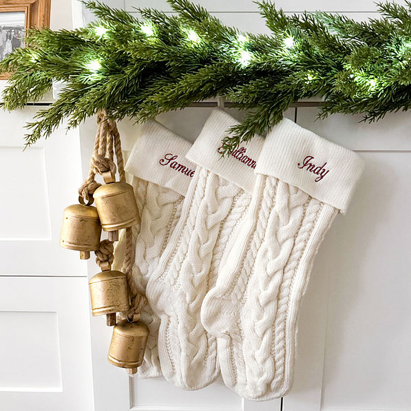 Monogrammed Christmas Stocking | Marleylilly