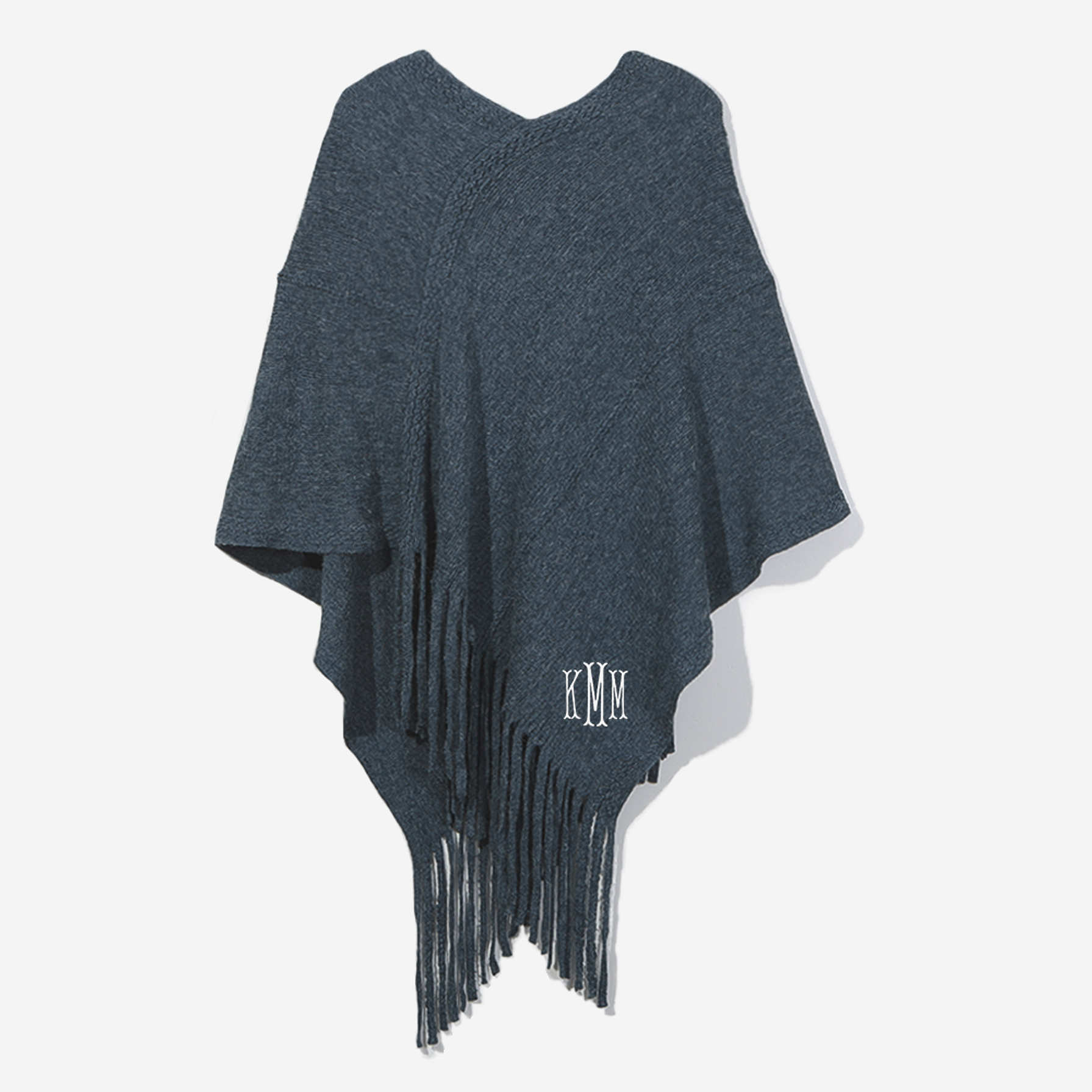 Personalized Fringe Poncho | Marleylilly