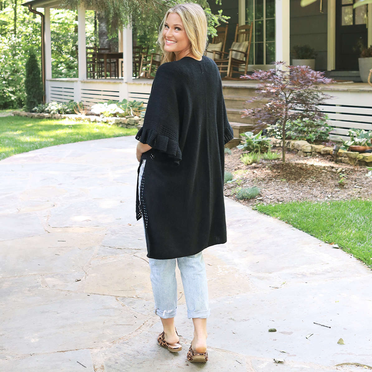 Personalized Poncho Cardigan | Marleylilly