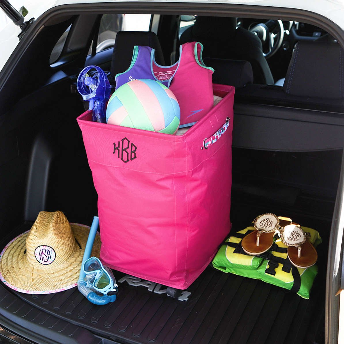 Personalized Collapsible Rolling Cart | Marleylilly