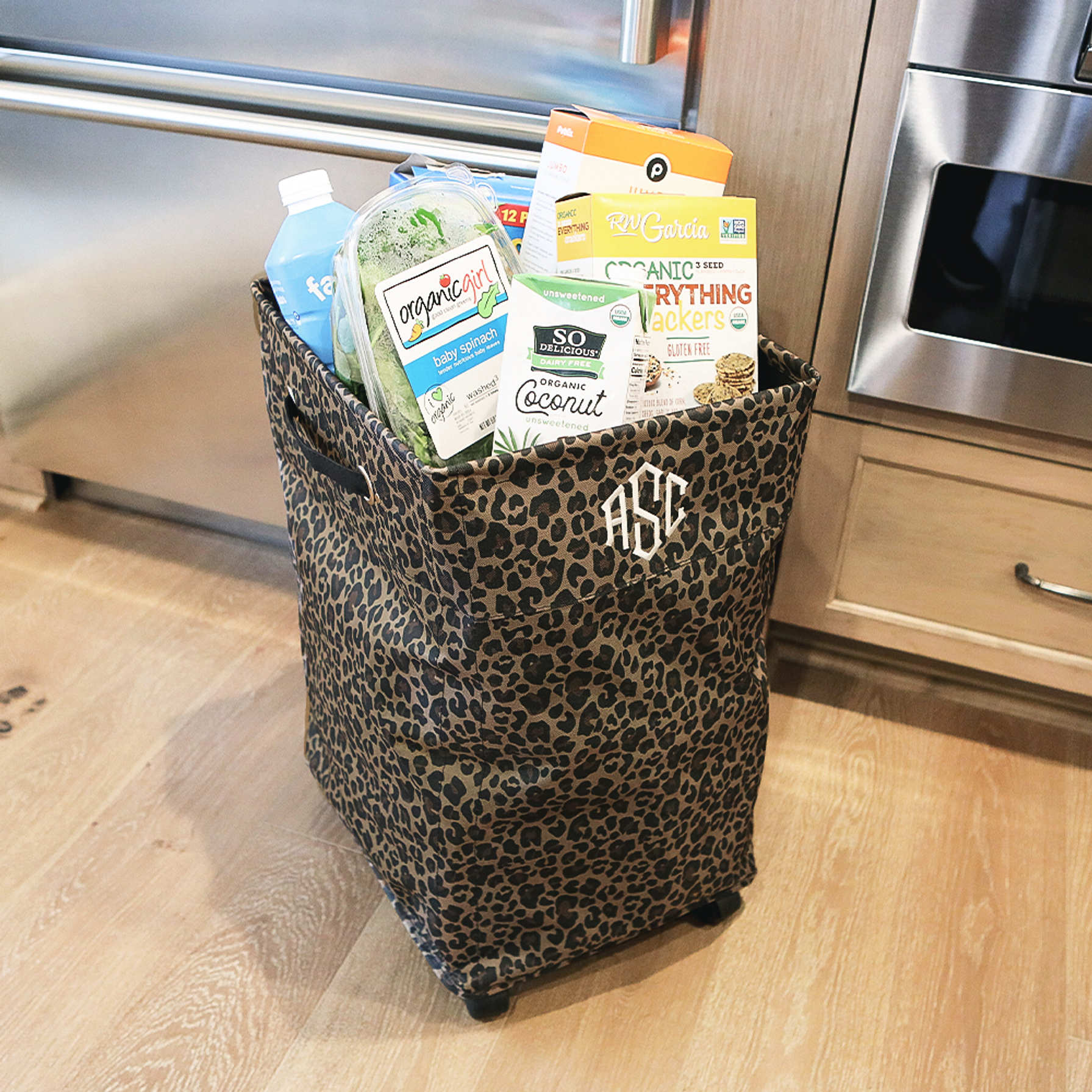 Personalized Collapsible Rolling Cart | Marleylilly